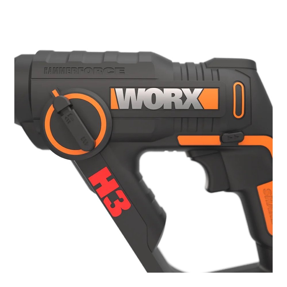 H3 Perforateur SDS Plus 20V Max. | WX390.1 | PowerShare | Inclut 2 ...